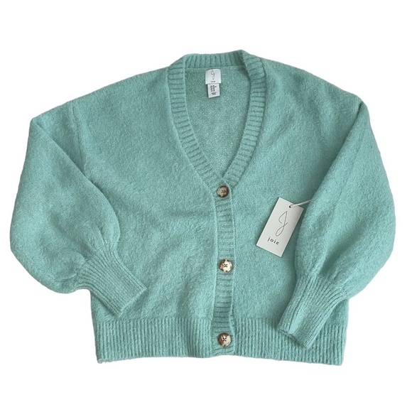 Joie | Sweaters | Nwt Joie Balloon Sleeve Chunky Knit Cardigan | Poshmark